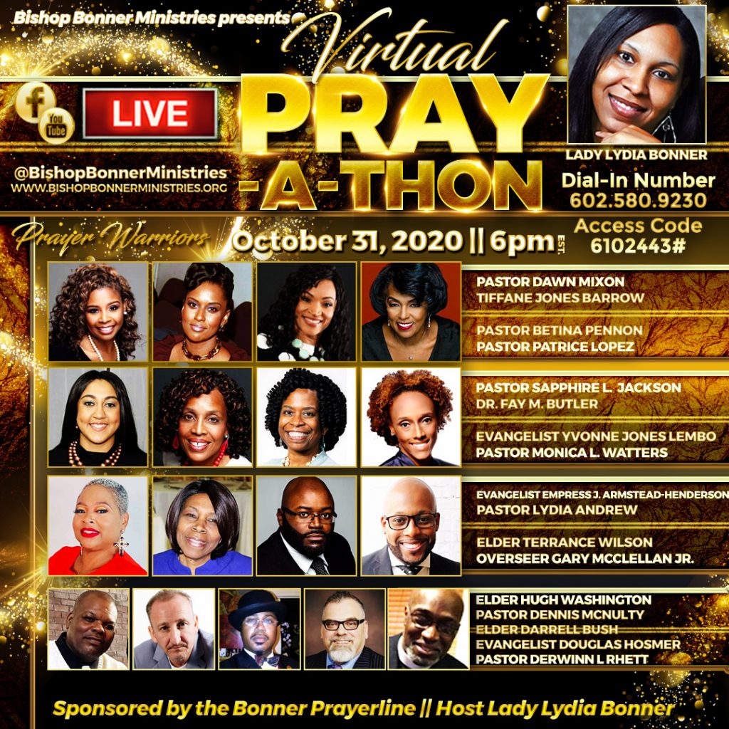 Pray-A-Thon – Bishop Bonner Ministries