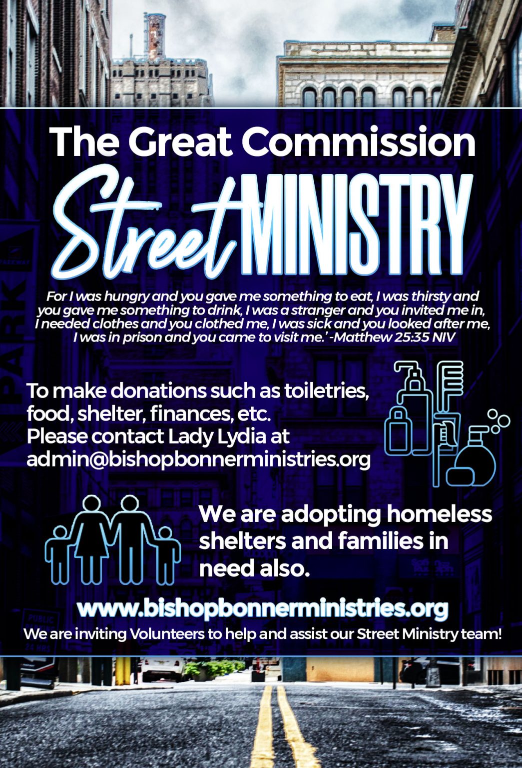 The Great Commission Street Ministry – Bishop Bonner Ministries